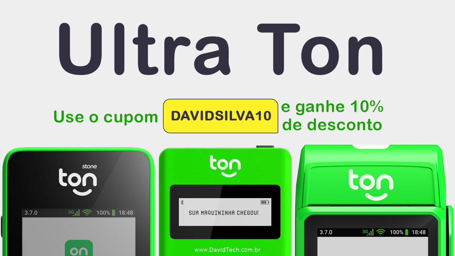 Ultra Ton novo plano das maquininhas Ton da Stone - David Tech