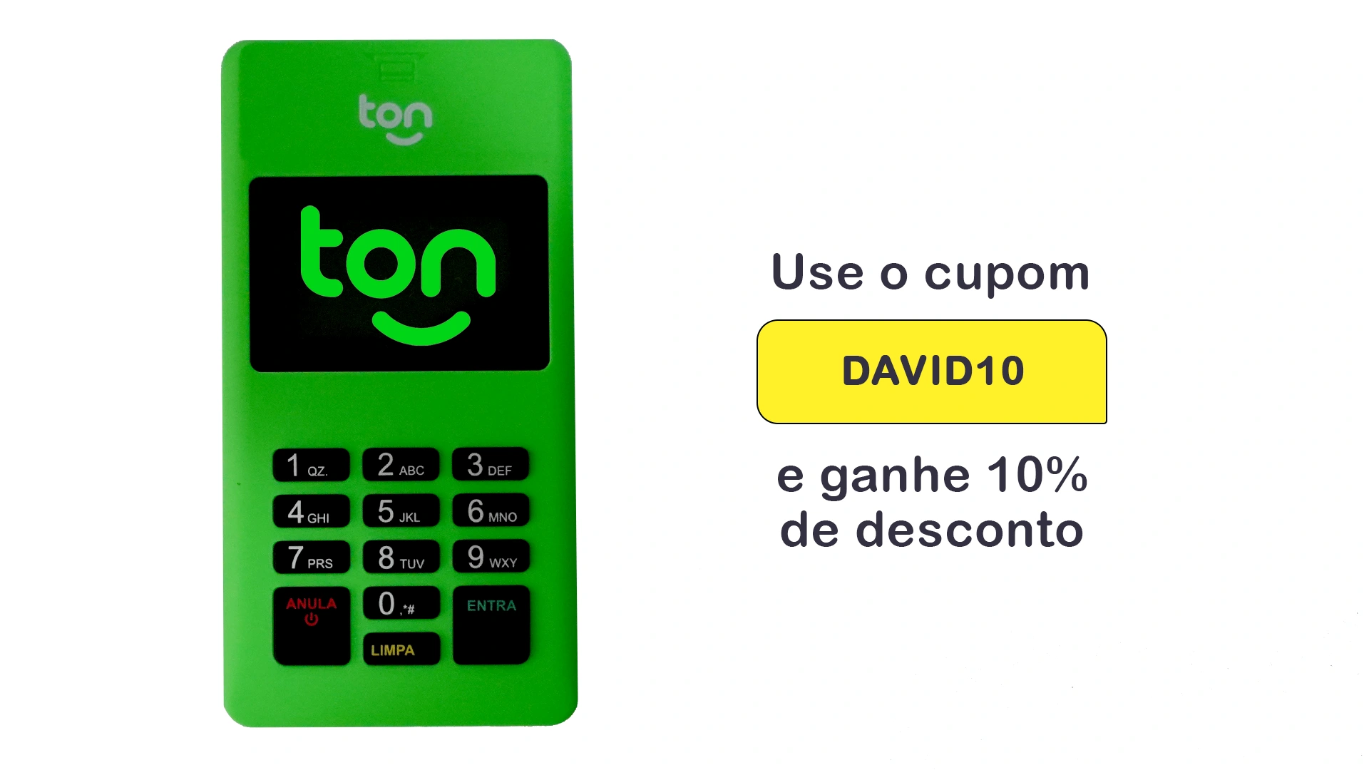 Ton T1 - é a melhor maquininha de cartão da Stone - David Tech