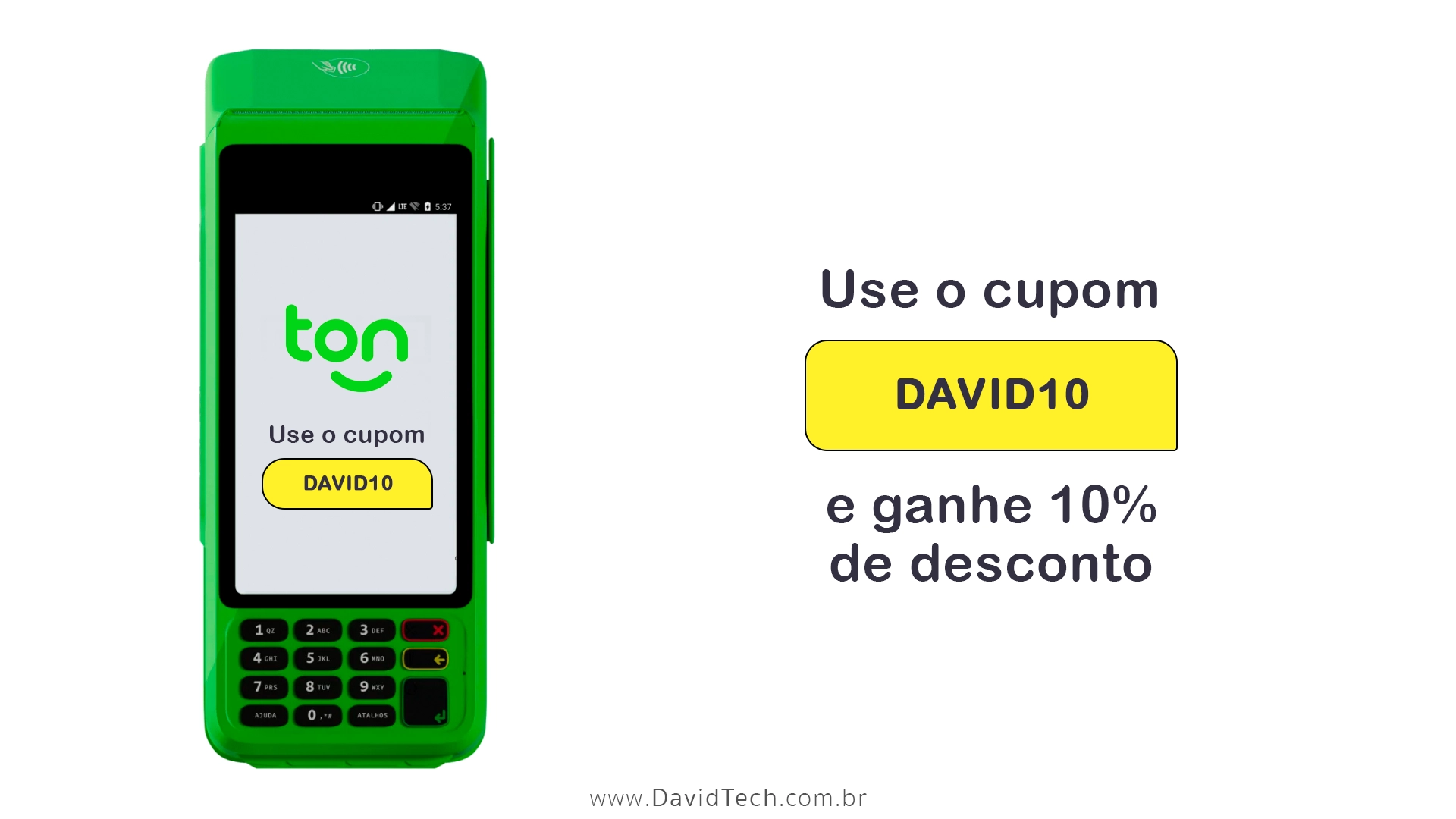 Ton T3 Smart é a melhor máquina de cartão? - David Tech