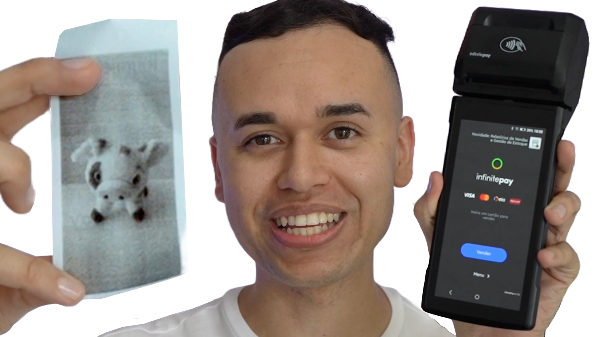 Como imprimir foto na Maquininha P2 InfinitePay - David Tech